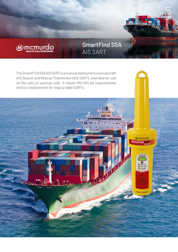 McMurdo SmartFind S5A AIS SART – Seas Of Solutions